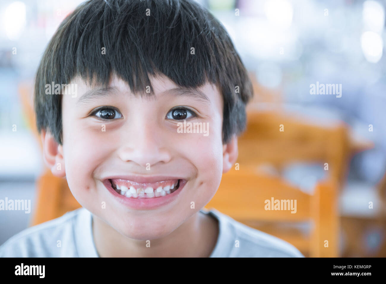portrait of happy joyful boy smiling Stock Photo - Alamy