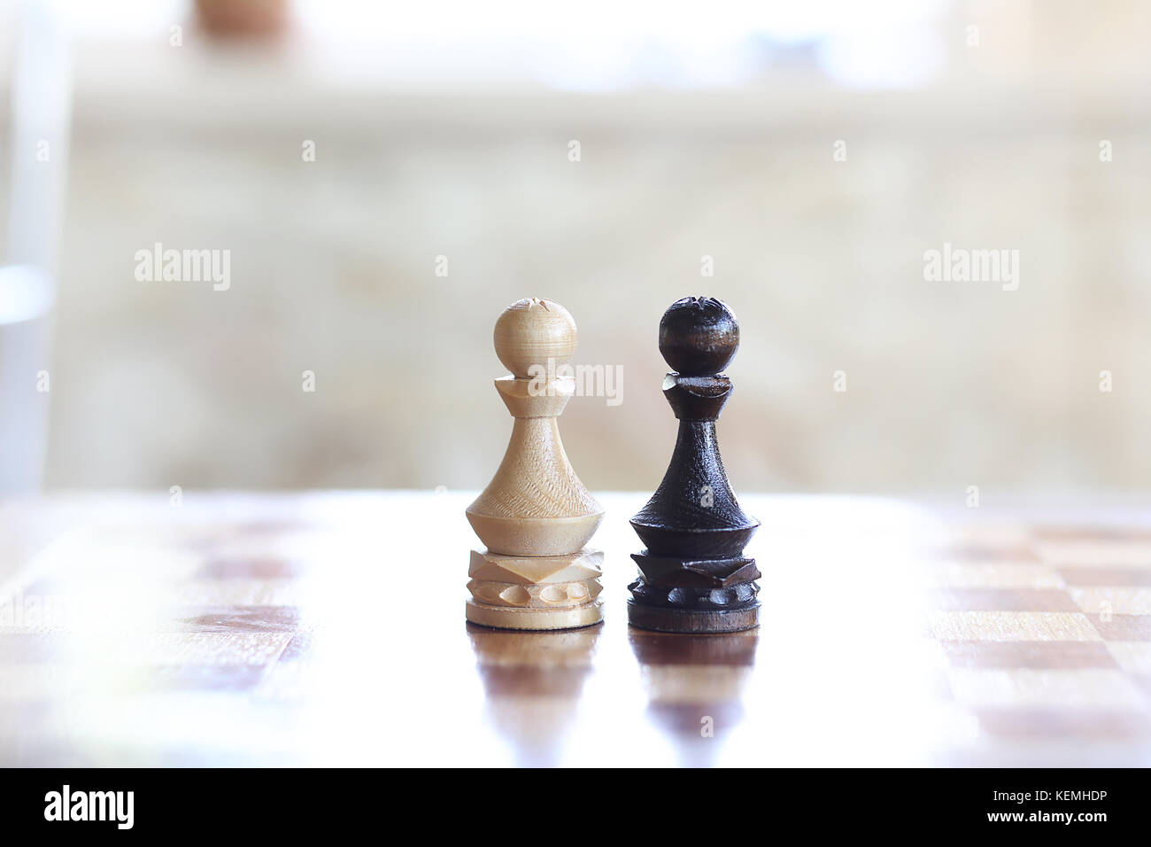 The concept of the chess game Stock Photo - Alamy