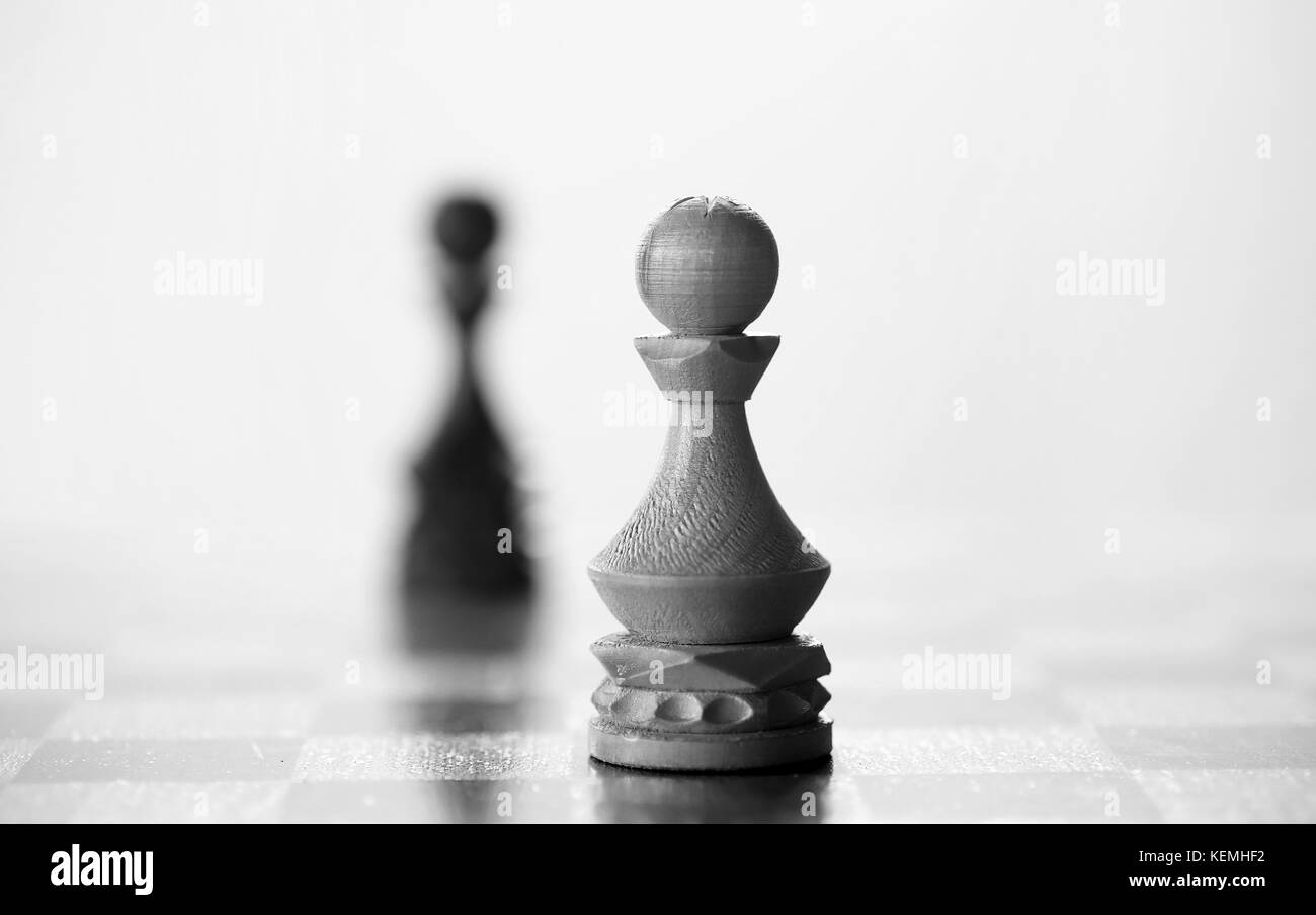 chess piece pawn on board Stock Photo - Alamy