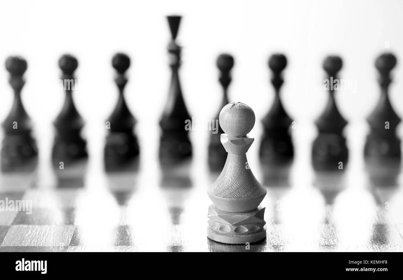 chess piece pawn on board Stock Photo - Alamy