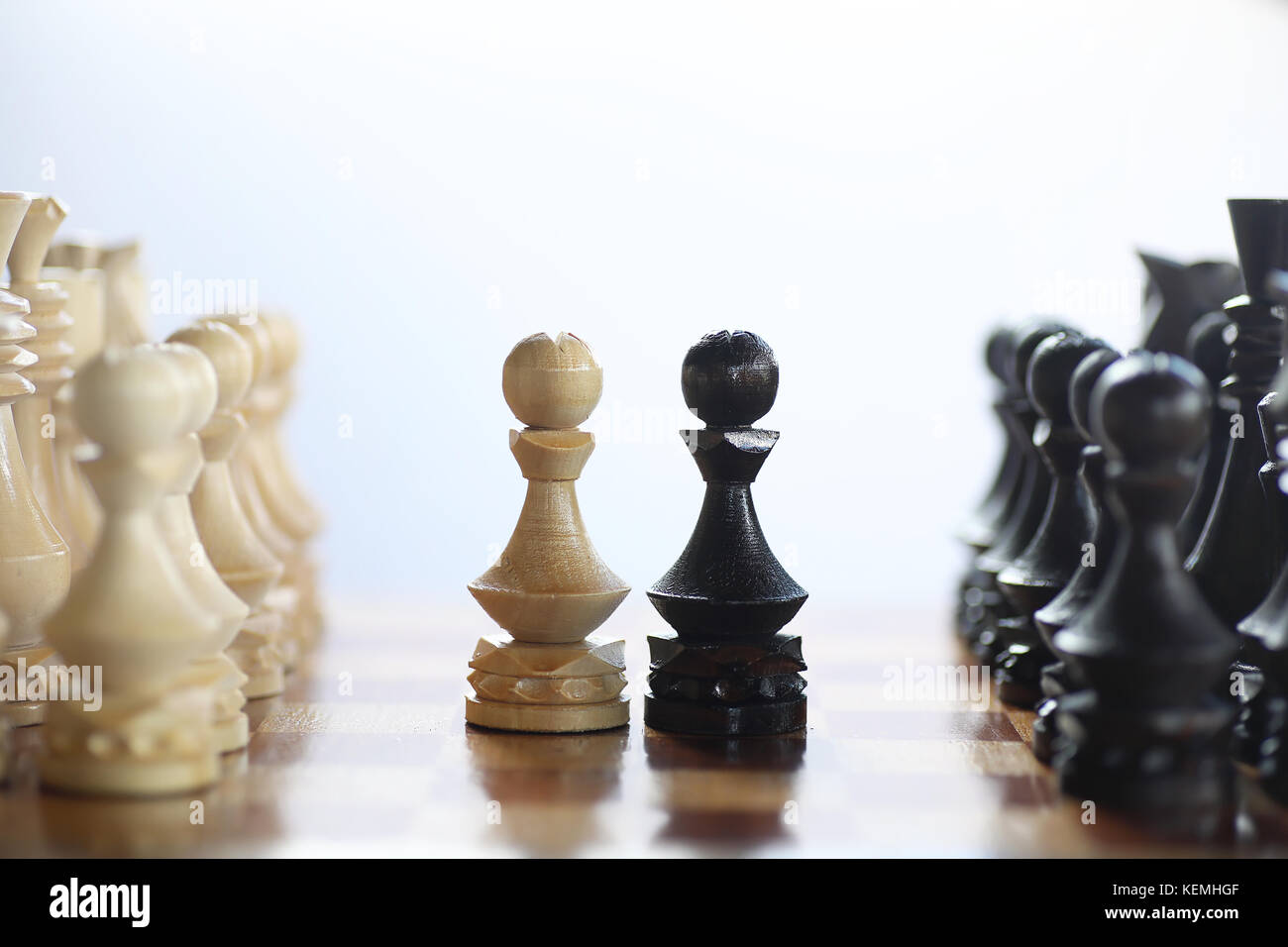 The concept of the chess game Stock Photo - Alamy
