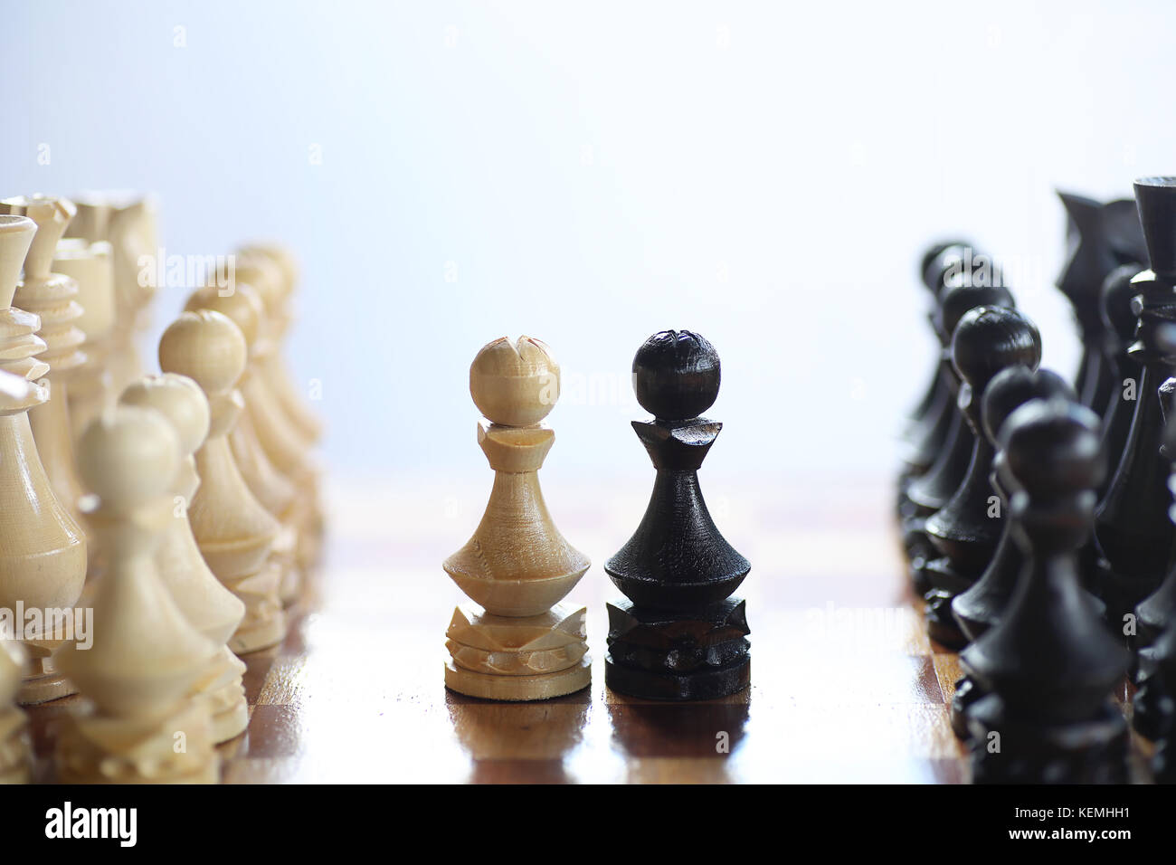 The concept of the chess game Stock Photo - Alamy