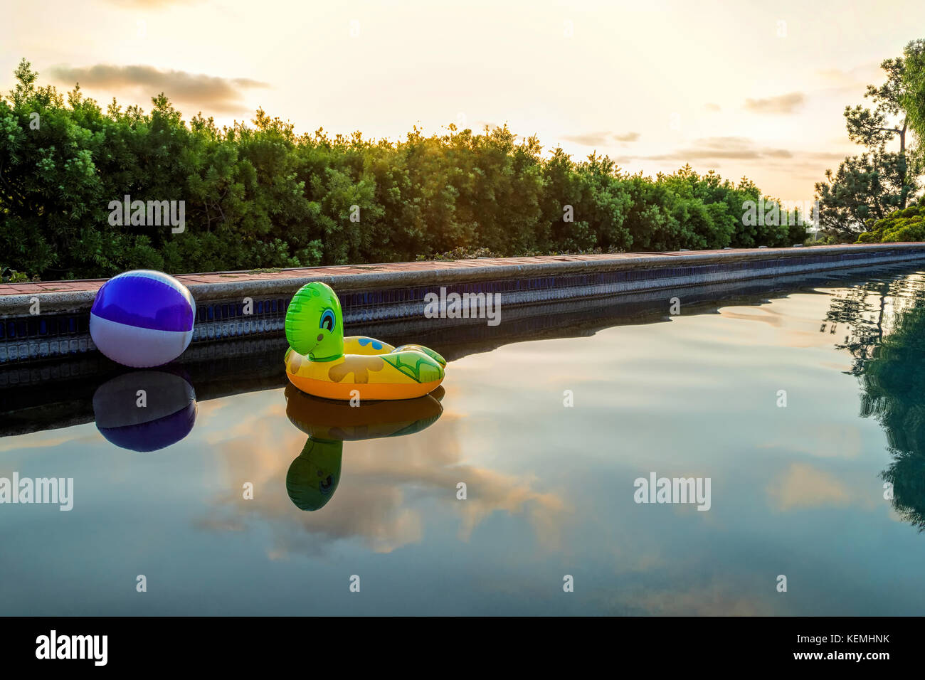 Backyard pool kids hi-res stock photography and images - Alamy
