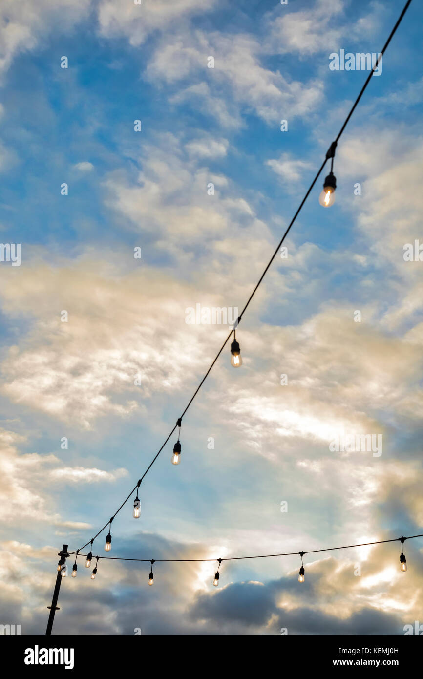 String Of Lights High Resolution Stock Photography and Images - Alamy