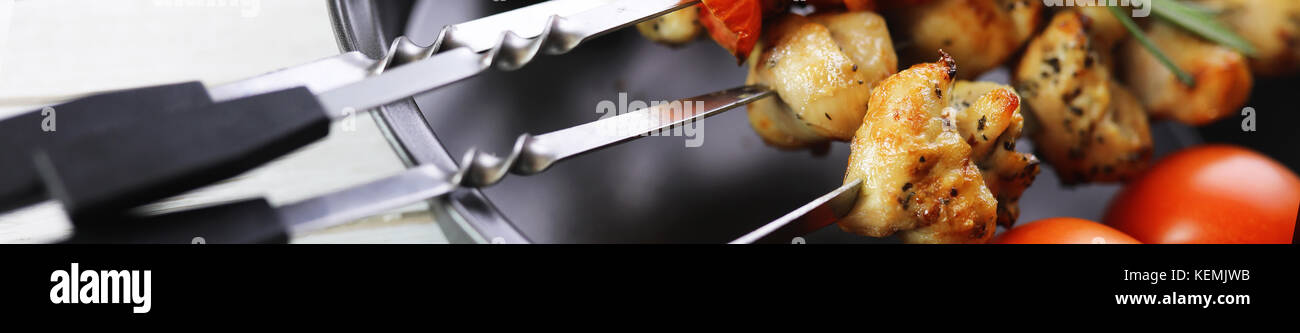 Long horizontal background of vegetables grilled Stock Photo - Alamy