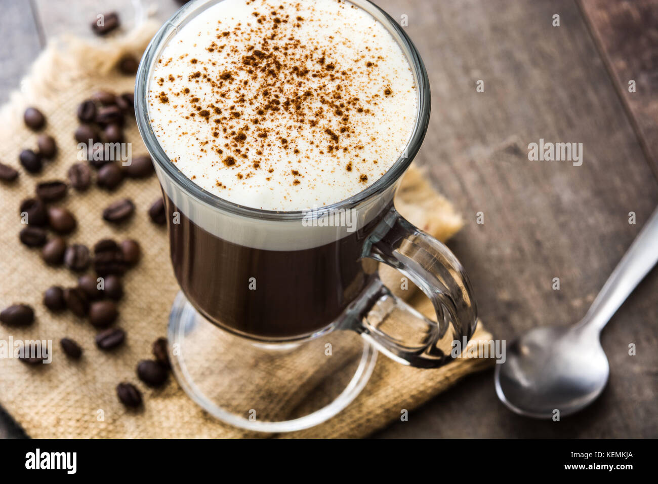 Irish coffee glass table hi-res stock photography and images - Alamy
