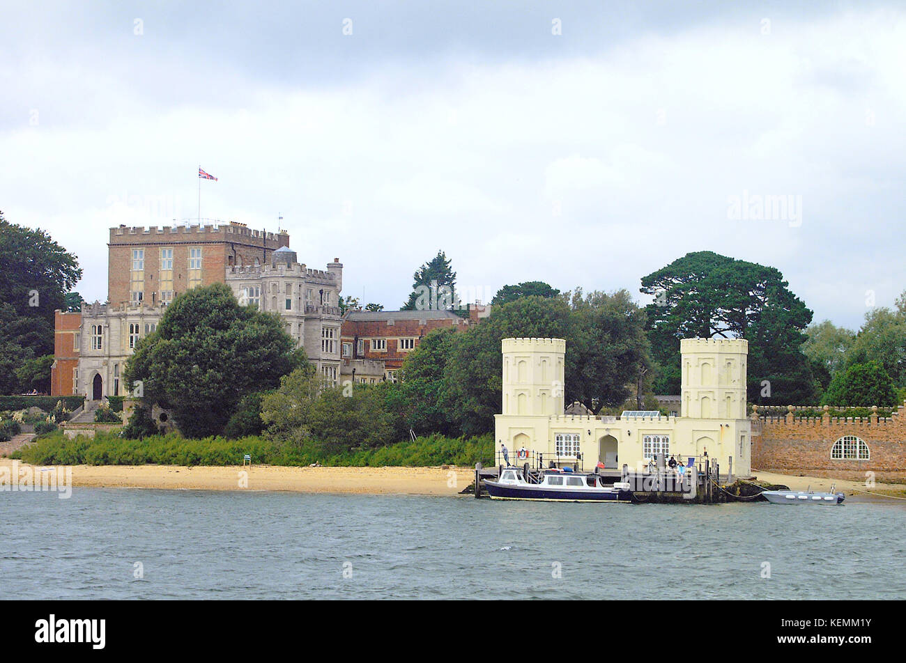 Brownsea Island and Castle, Poole Harbour, Dorset, UK Stock Photo - Alamy