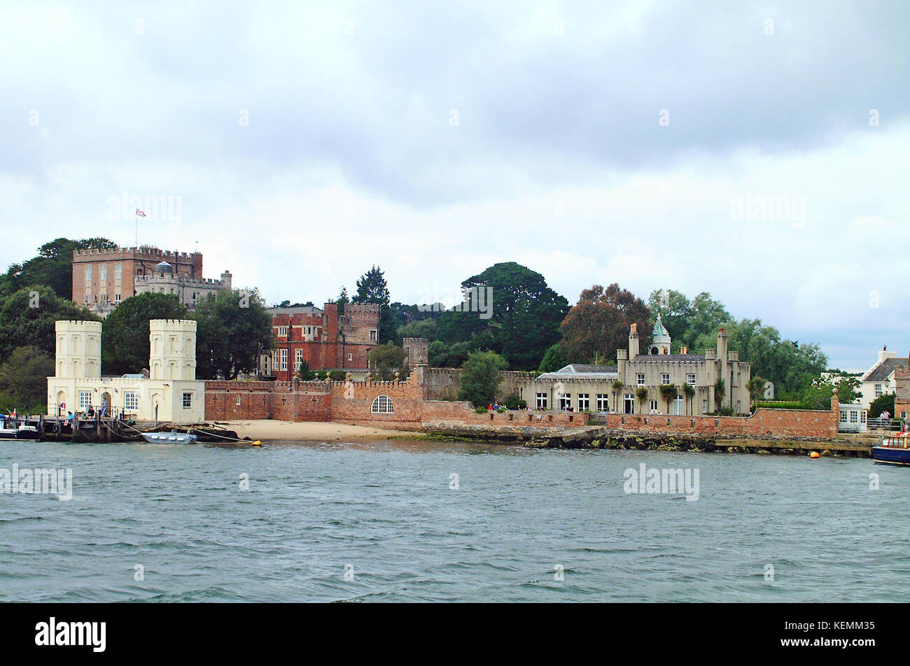 Brownsea Island and Castle, Poole Harbour, Dorset, UK Stock Photo - Alamy