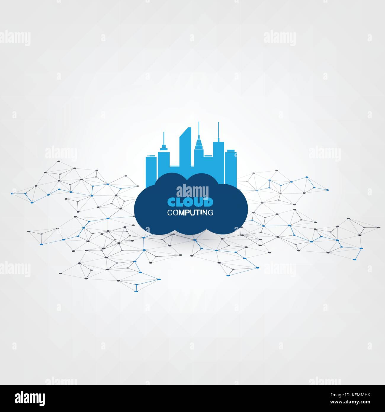 Cloud Computing and Internet of Things Design Concept - Digital Network ...