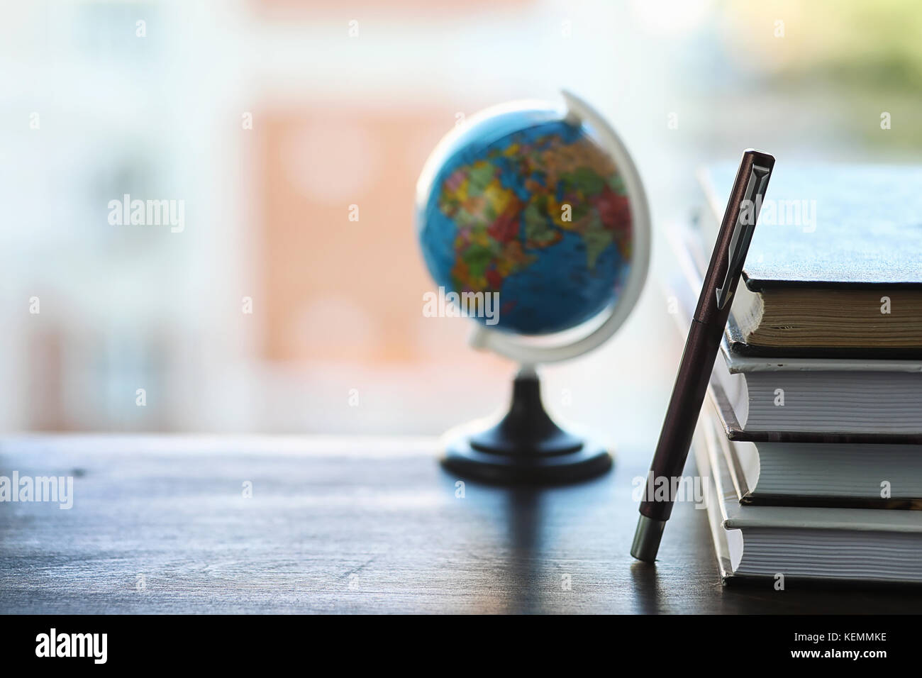 College education textbooks stacked hi-res stock photography and images ...