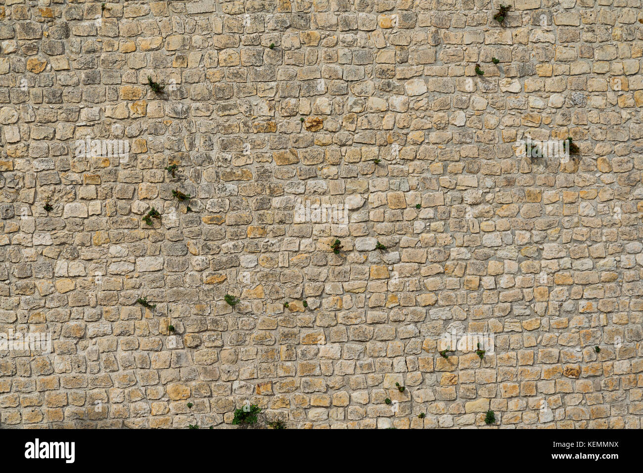 Texture of stone wall from small stones Stock Photo - Alamy
