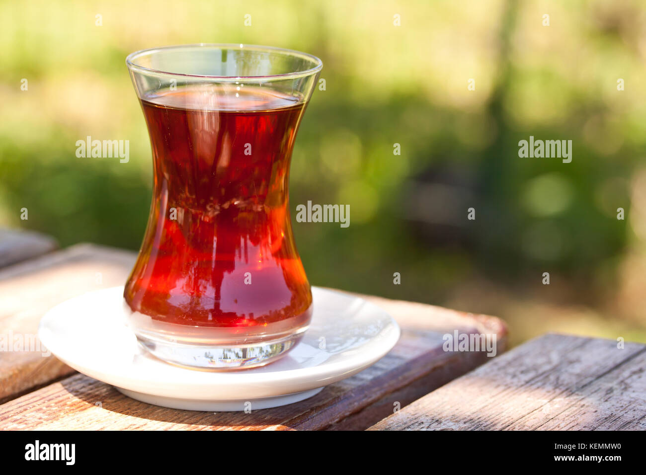 a glass of black tea Stock Photo - Alamy