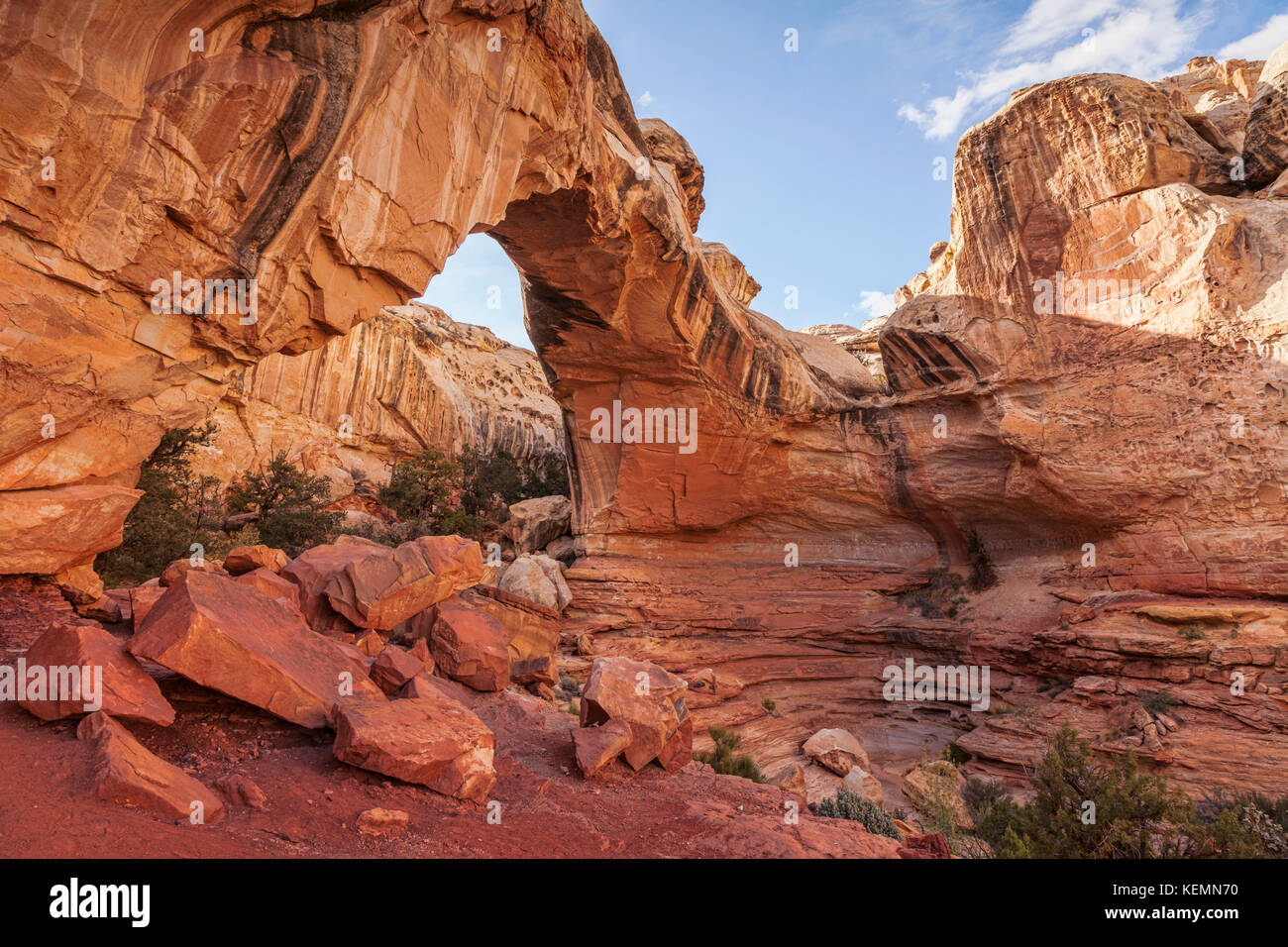 Hickman Bridge, Capitol Reef National Park, Utah, USA Stock Photo - Alamy
