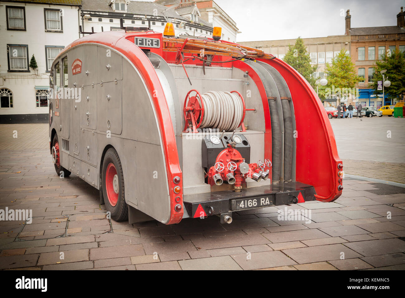 Vintage british fire engine hi-res stock photography and images - Alamy