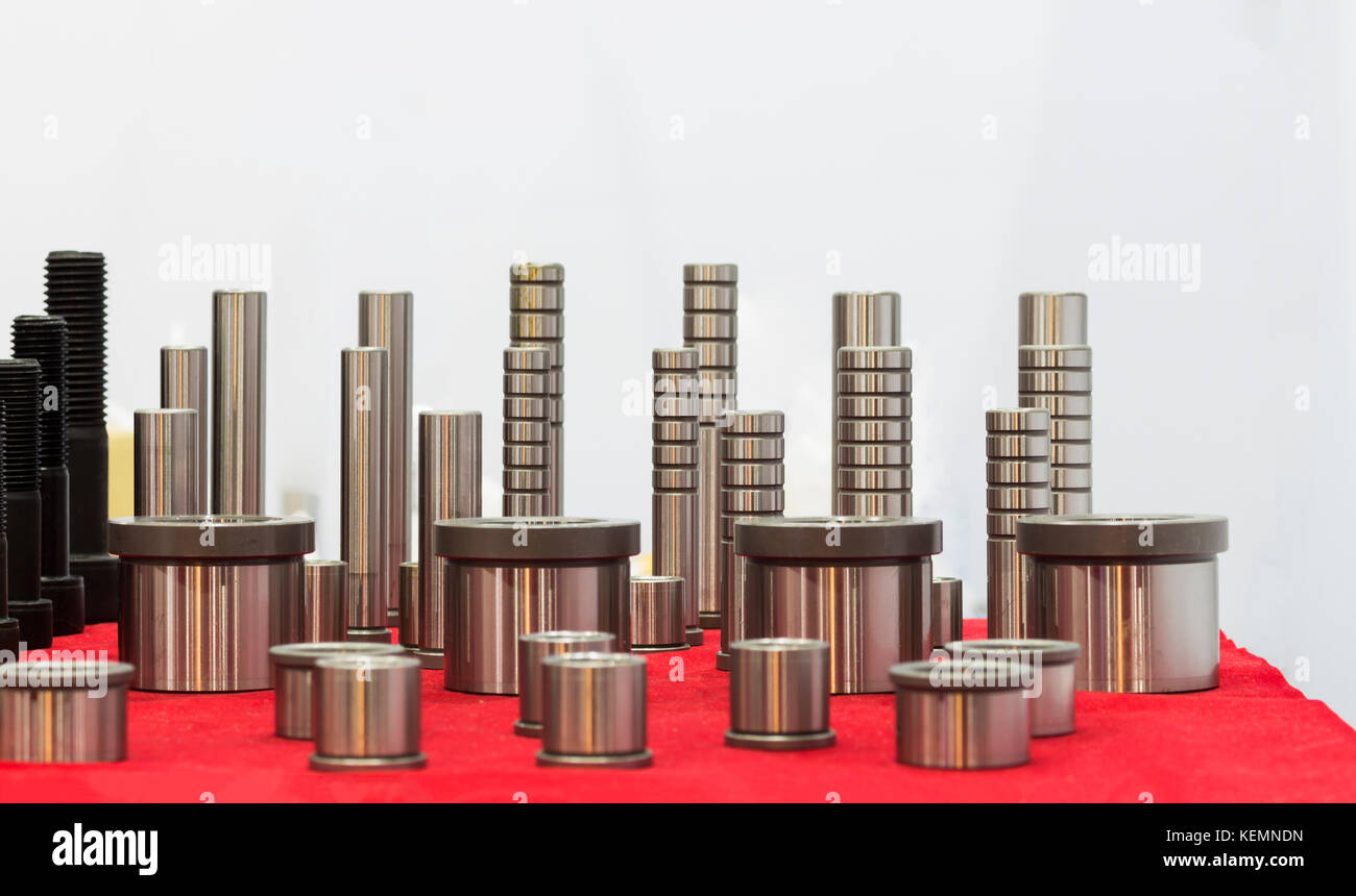 Bush and metal parts for tooling or mold manufacturing Stock Photo - Alamy