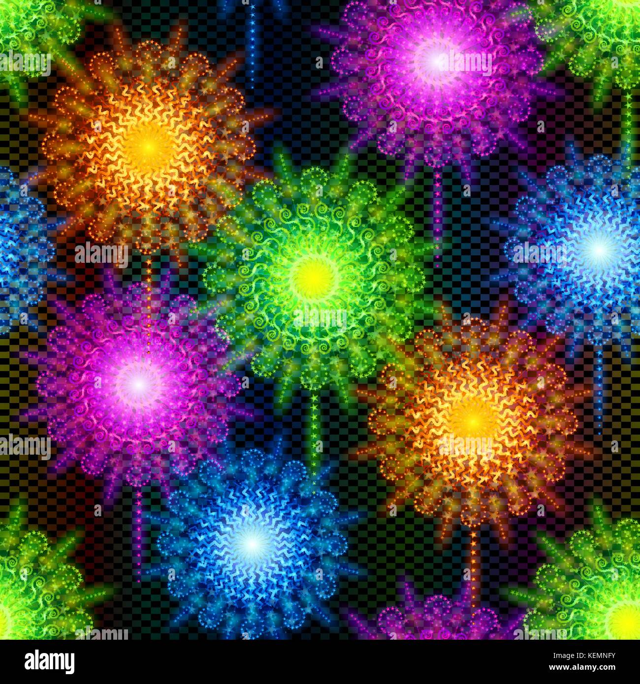 All year round fireworks Stock Vector Images - Alamy
