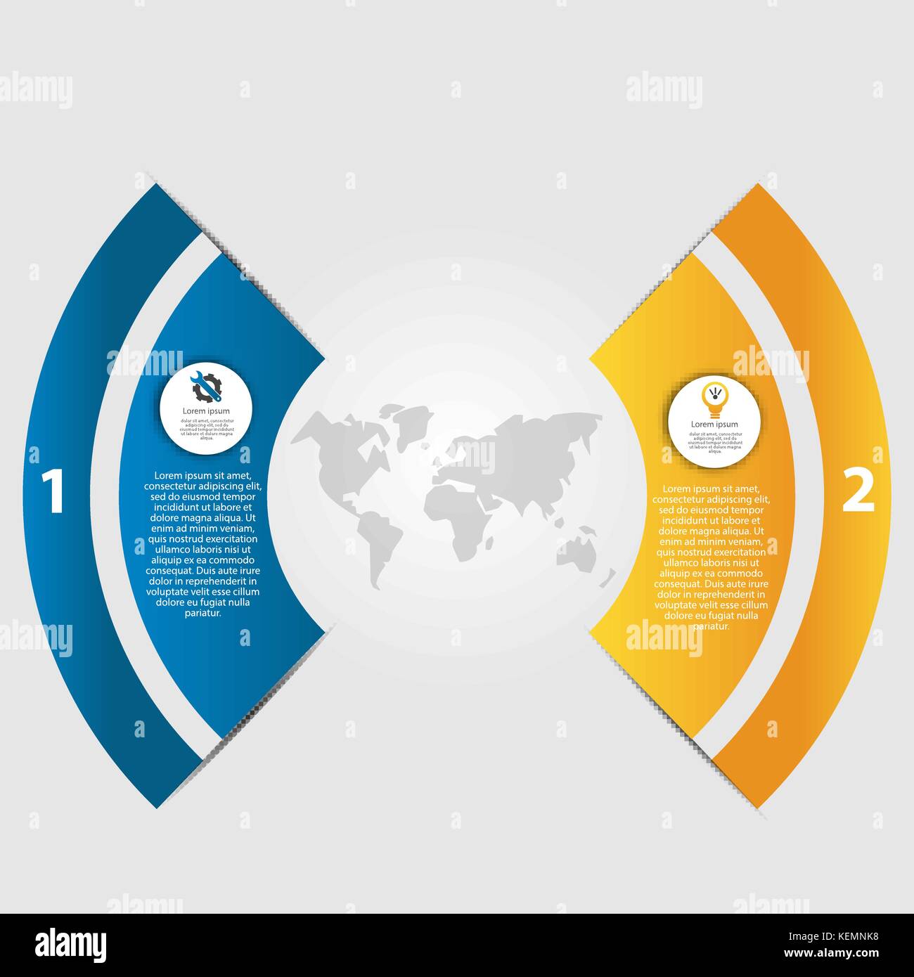Modern vector illustration 3d. Template of circular infographics with ...