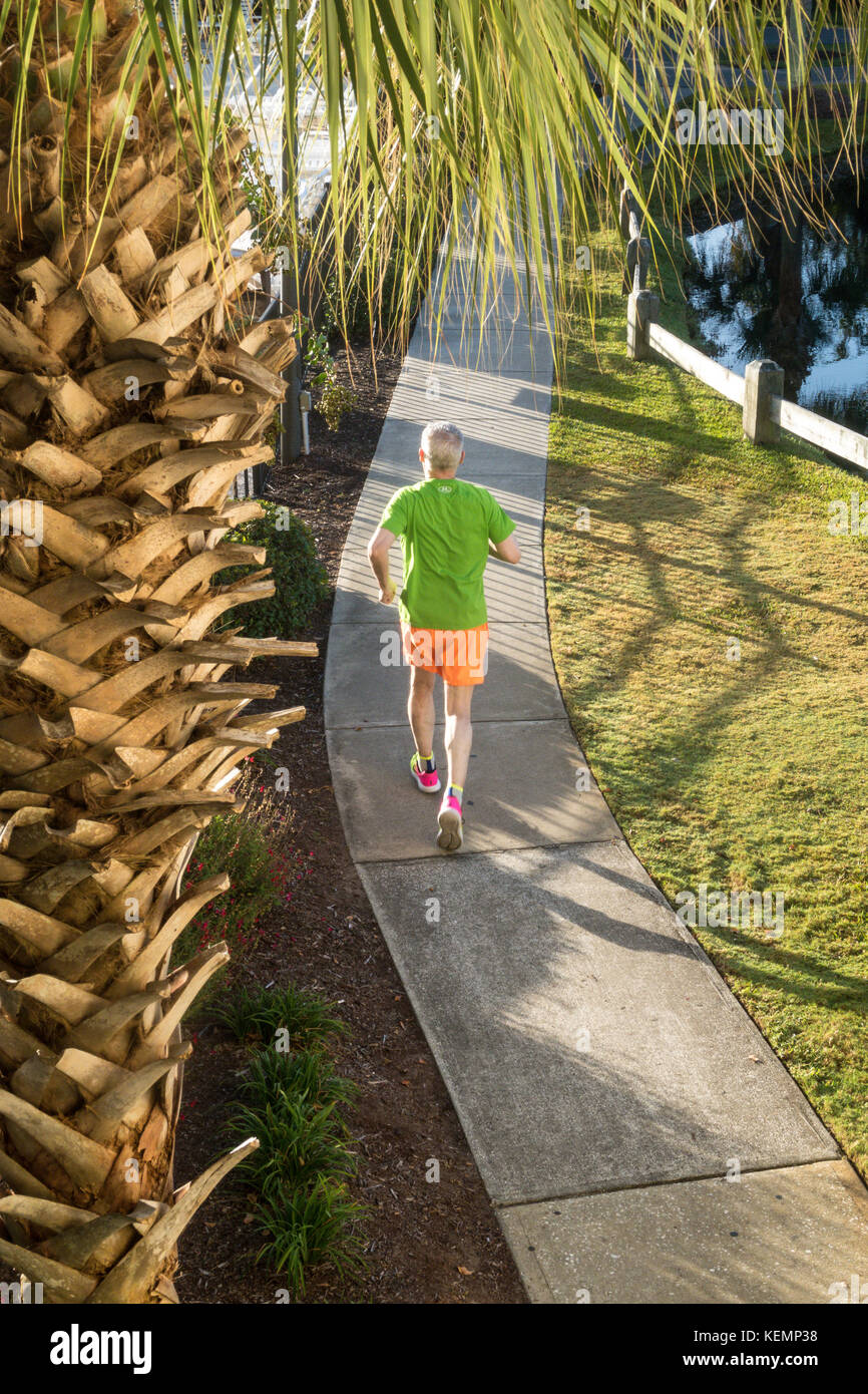 Active Senior Male Runner, USA Stock Photo - Alamy