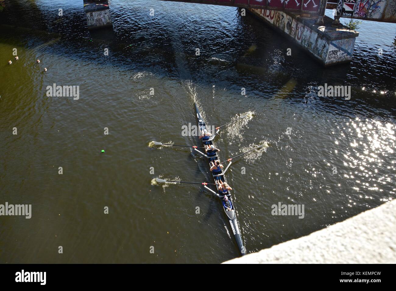 Rowers/Crew teams competing in the Head of the Charles Regatta during ...