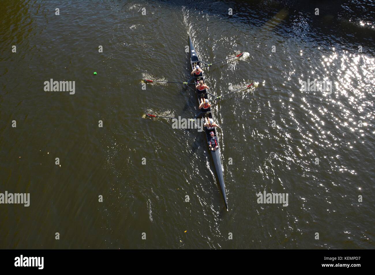 Rowers/Crew teams competing in the Head of the Charles Regatta during ...