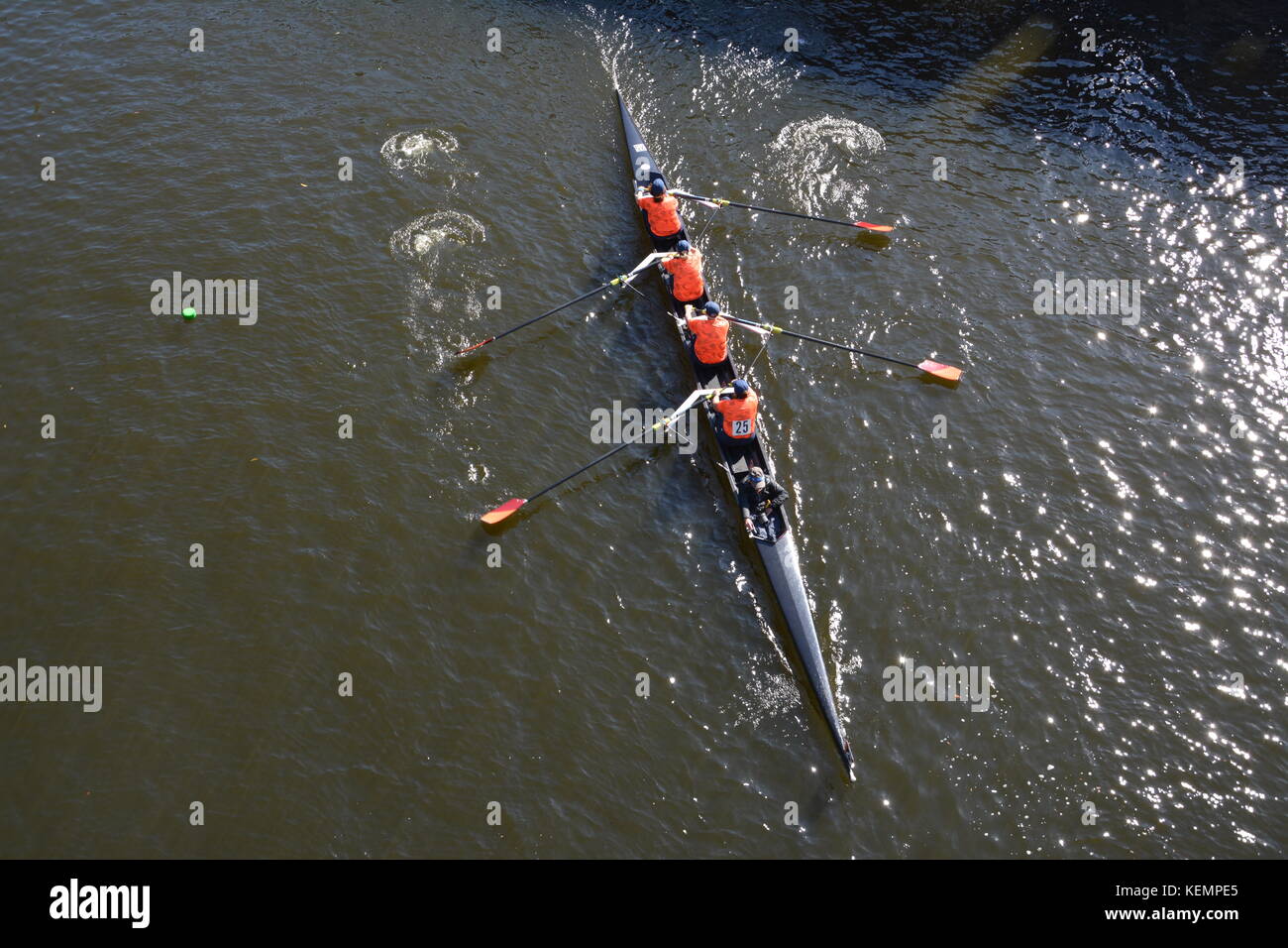 Rowers/Crew teams competing in the Head of the Charles Regatta during ...