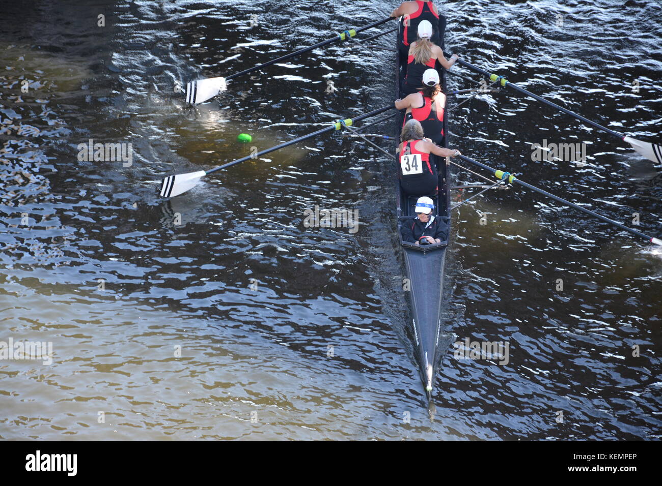 Rowers/Crew teams competing in the Head of the Charles Regatta during ...
