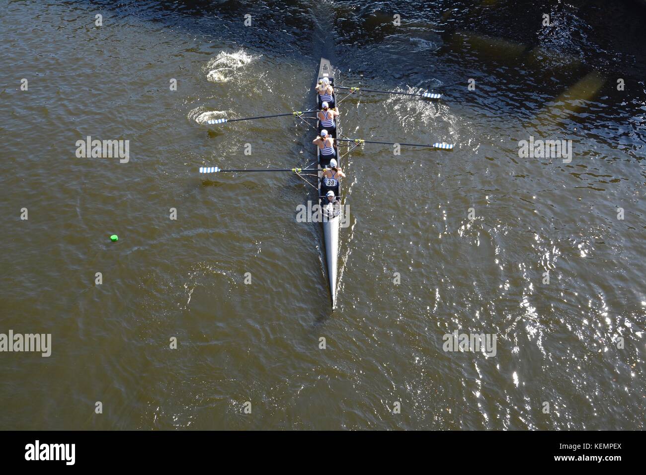 Rowers/Crew teams competing in the Head of the Charles Regatta during ...