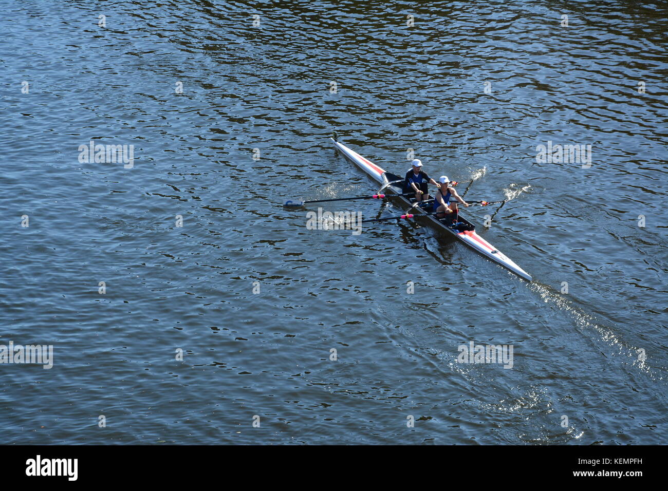 Rowers/Crew teams competing in the Head of the Charles Regatta during ...