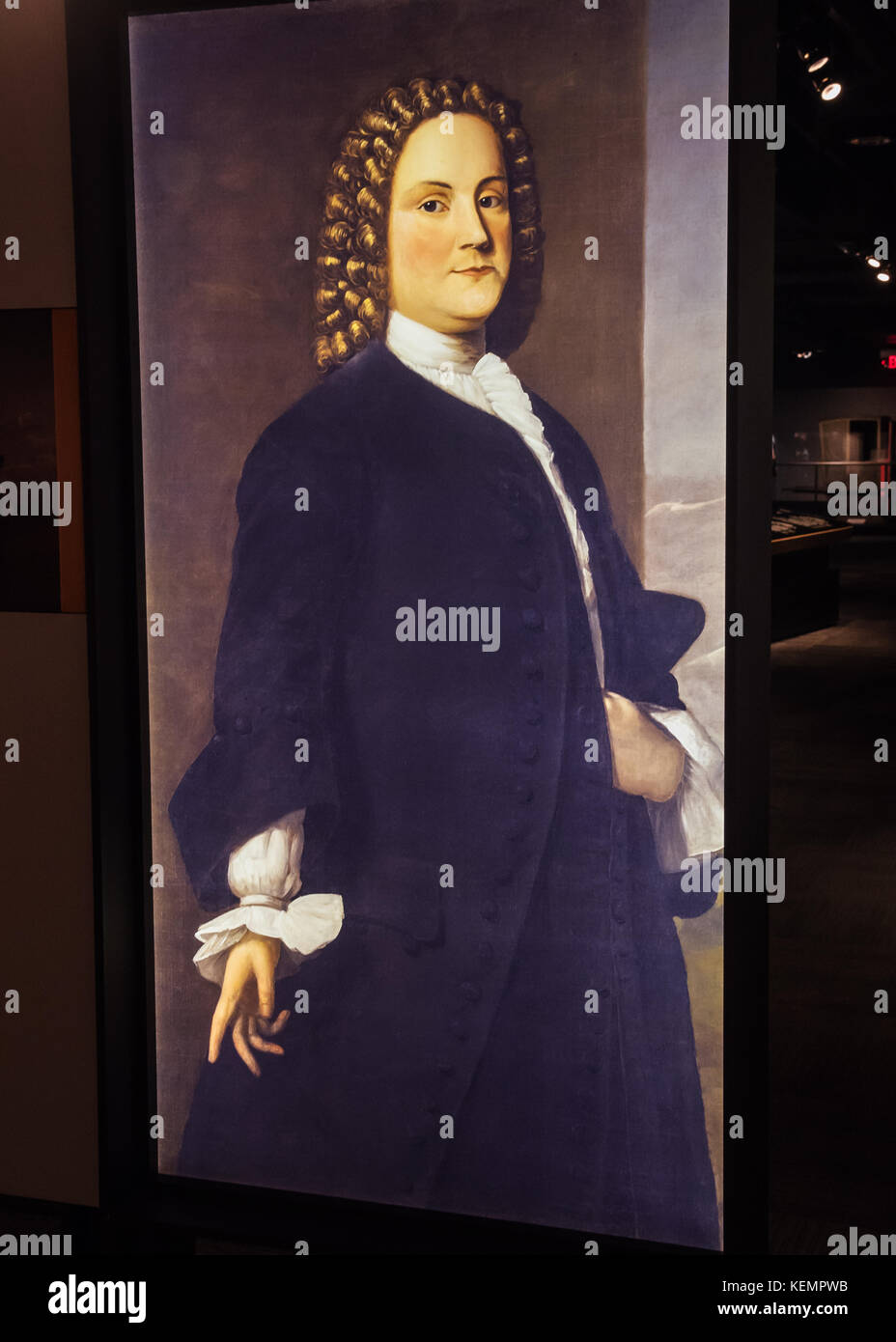 Portrait of young Benjamin, Benjamin Franklin Museum, Philadelphia ...