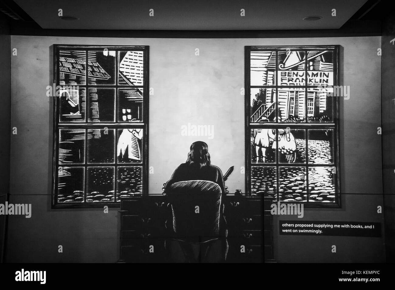 Franklin's Library, Benjamin Franklin Museum, Philadelphia ...