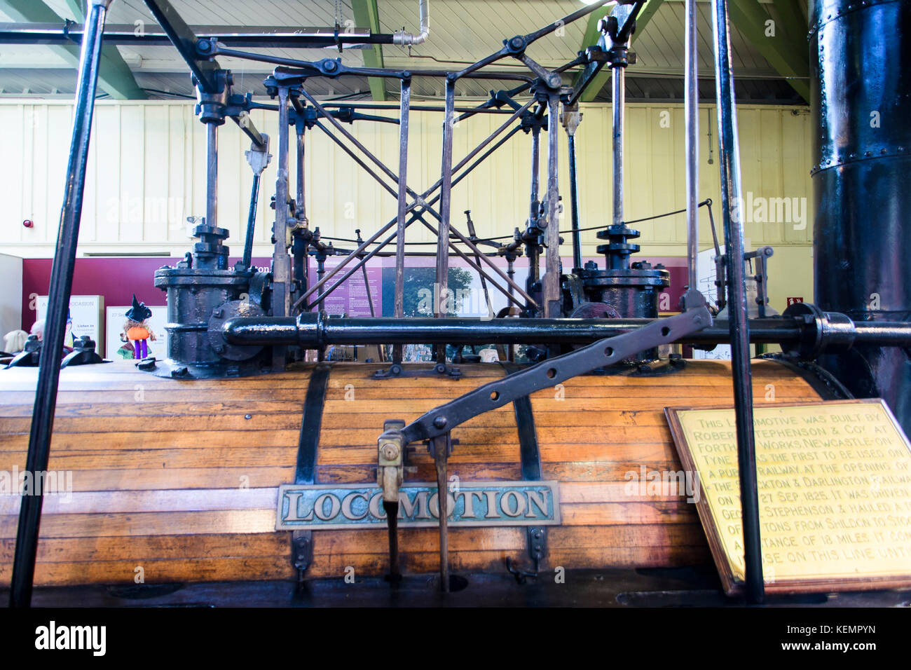 Stock Photo - Locomotion No. 1 was built by George Stephenson for the ...