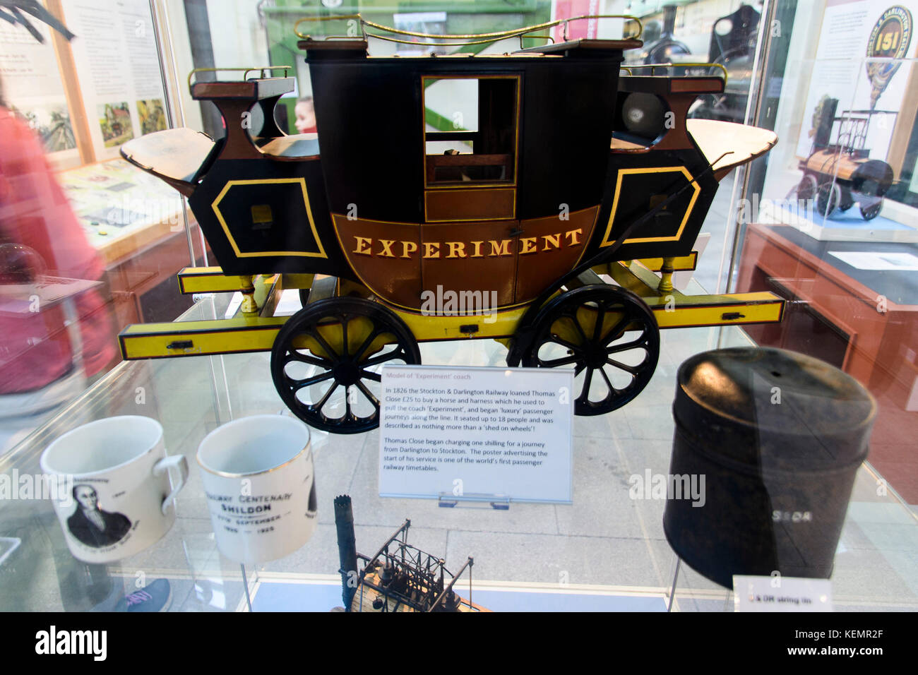 Stock Photo - Locomotion No. 1 was built by George Stephenson for the ...