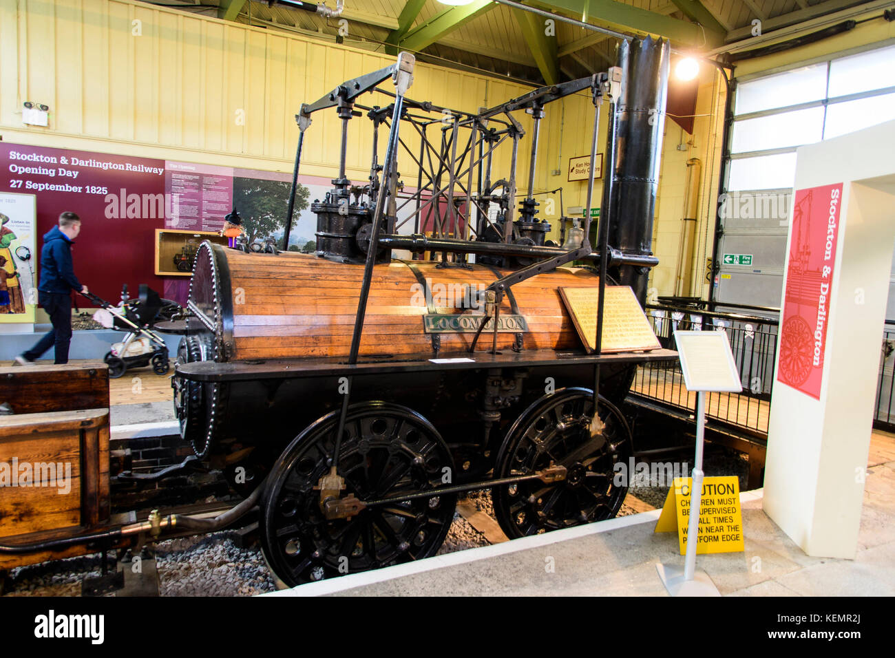 Stock Photo - Locomotion No. 1 was built by George Stephenson for the ...