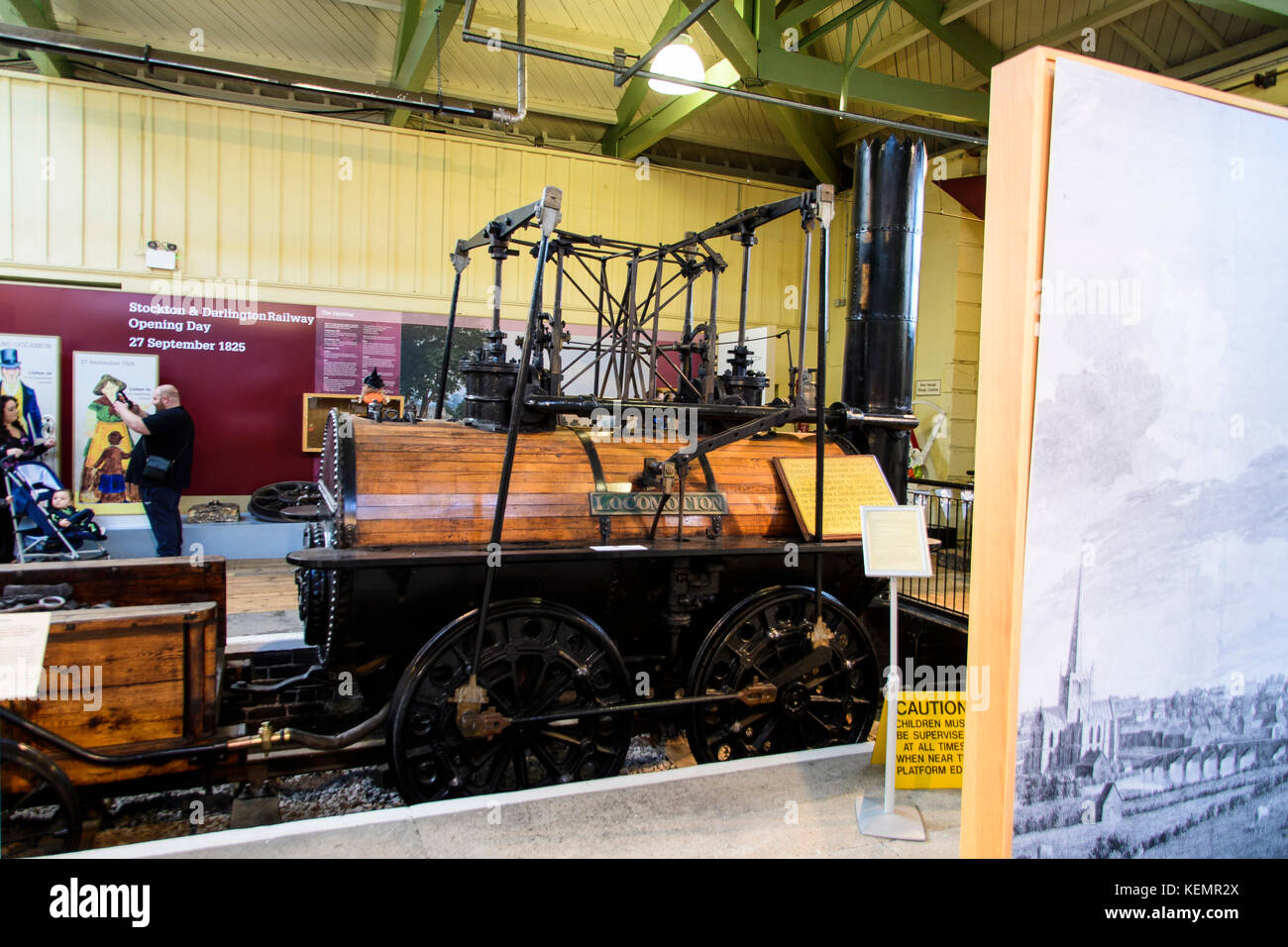 Stock Photo - Locomotion No. 1 was built by George Stephenson for the ...