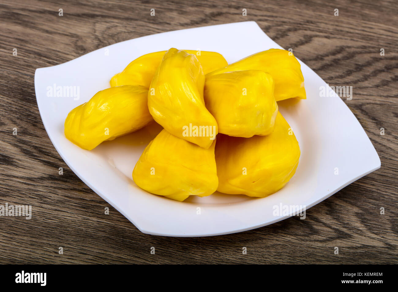 Asian traditional Jackfruit seeds on the wood background Stock Photo ...