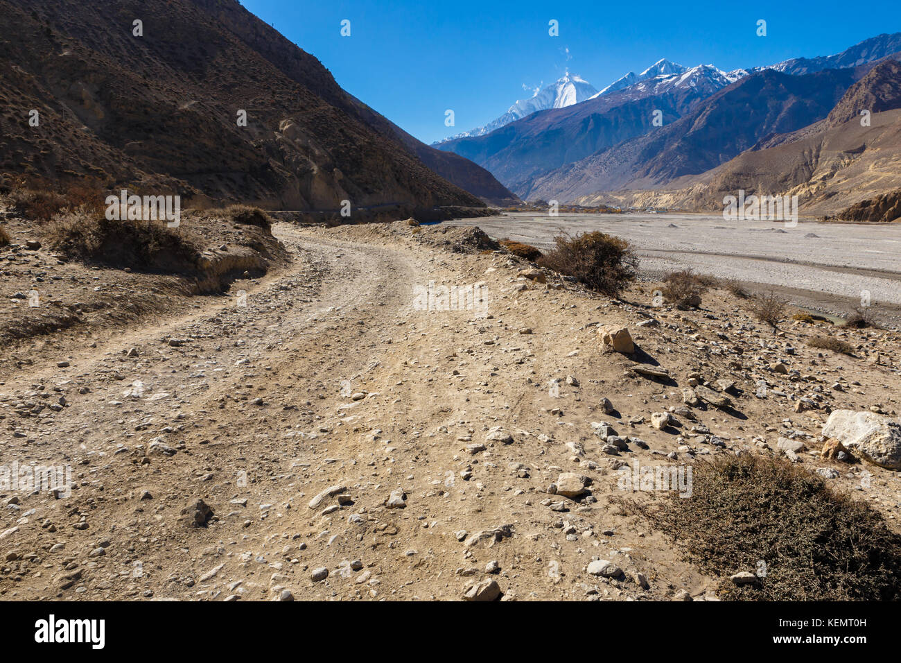 Riverbed Kagbeni Village High Resolution Stock Photography and Images ...