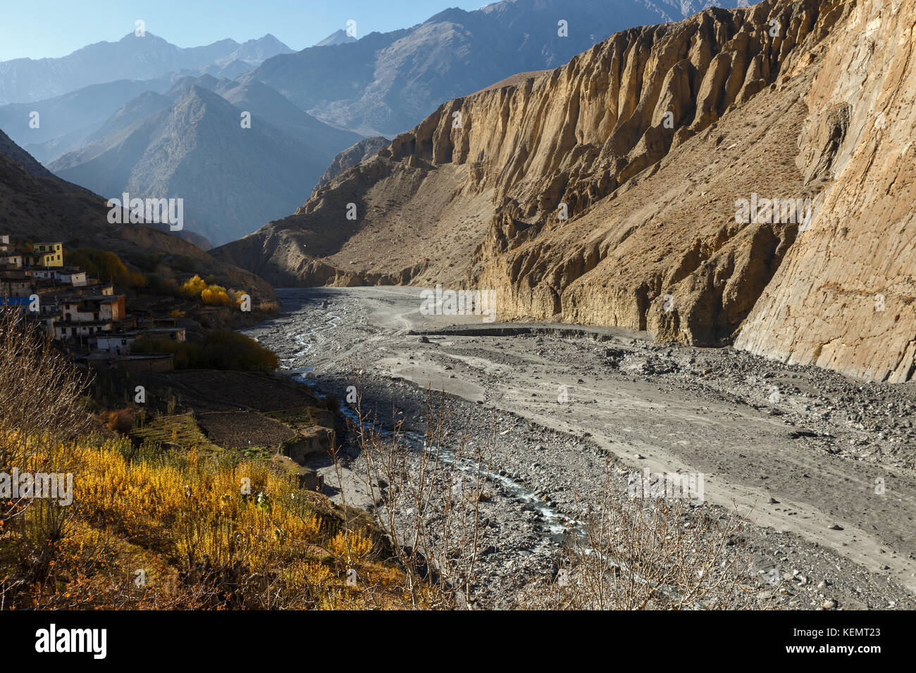 Panda Khola River, Lupra Village Stock Photo - Alamy