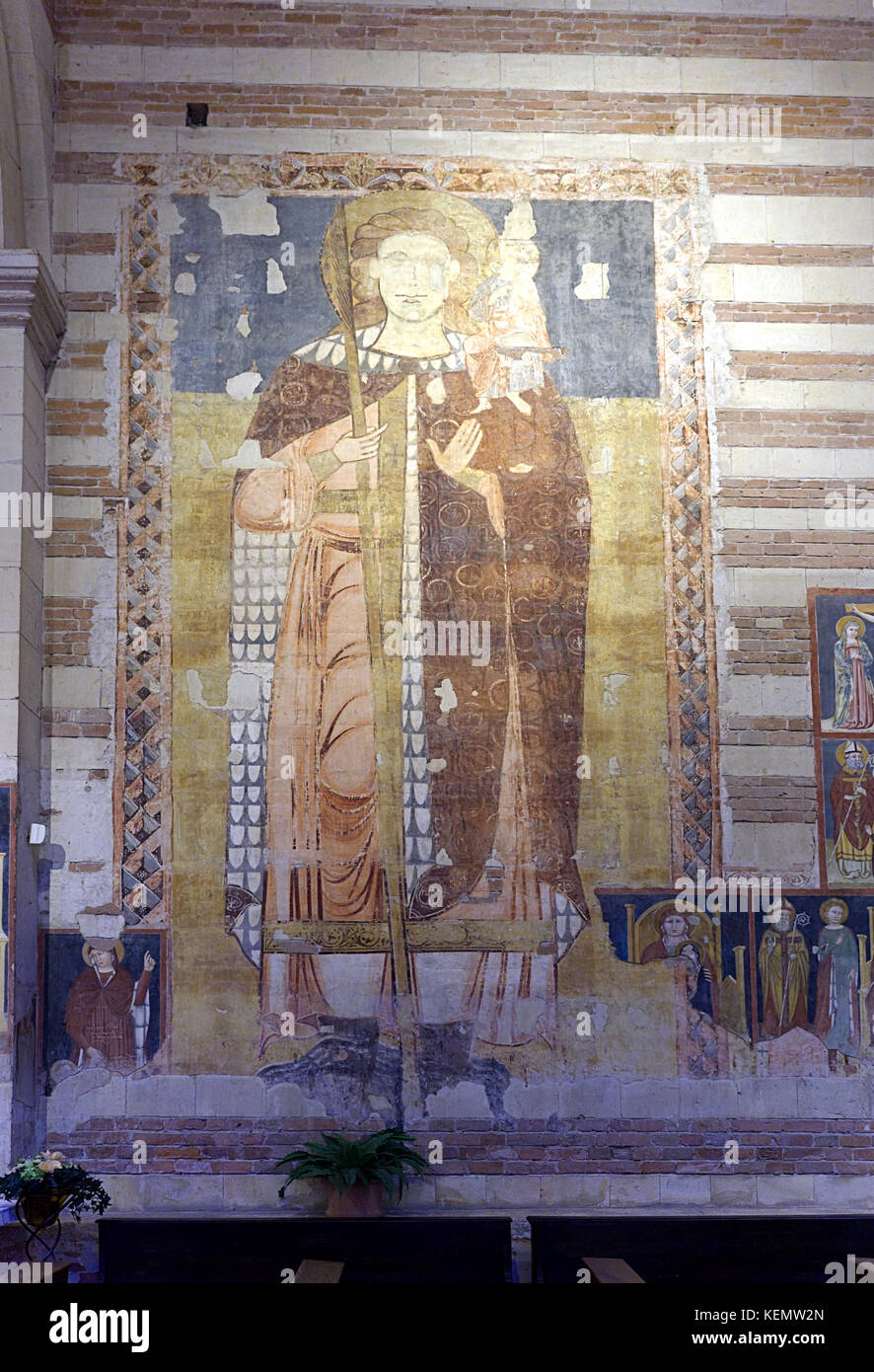 Verona Veneto Italy. Basilica of San Zeno, also known as Saint Zeno ...