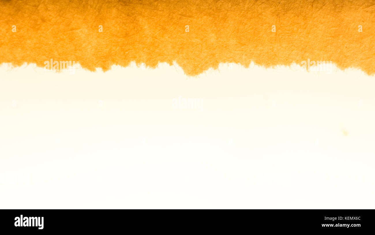 Piece of turn paper placed on a white background Stock Photo - Alamy