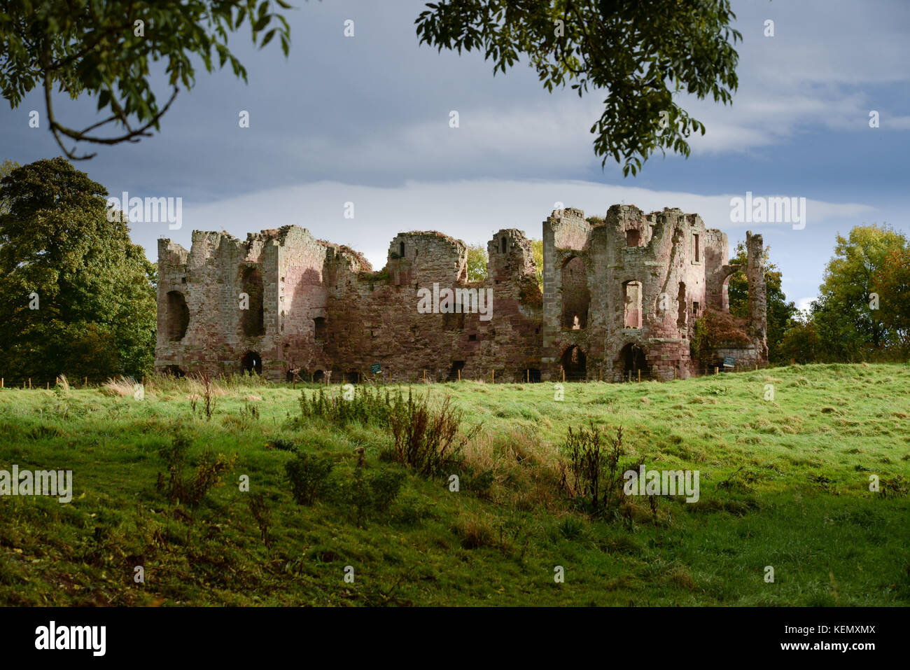 The ruins of Twizel Castle, Northumberland Stock Photo - Alamy