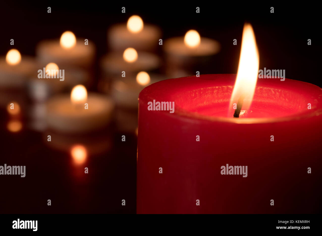 Candle and prayer hi-res stock photography and images - Alamy