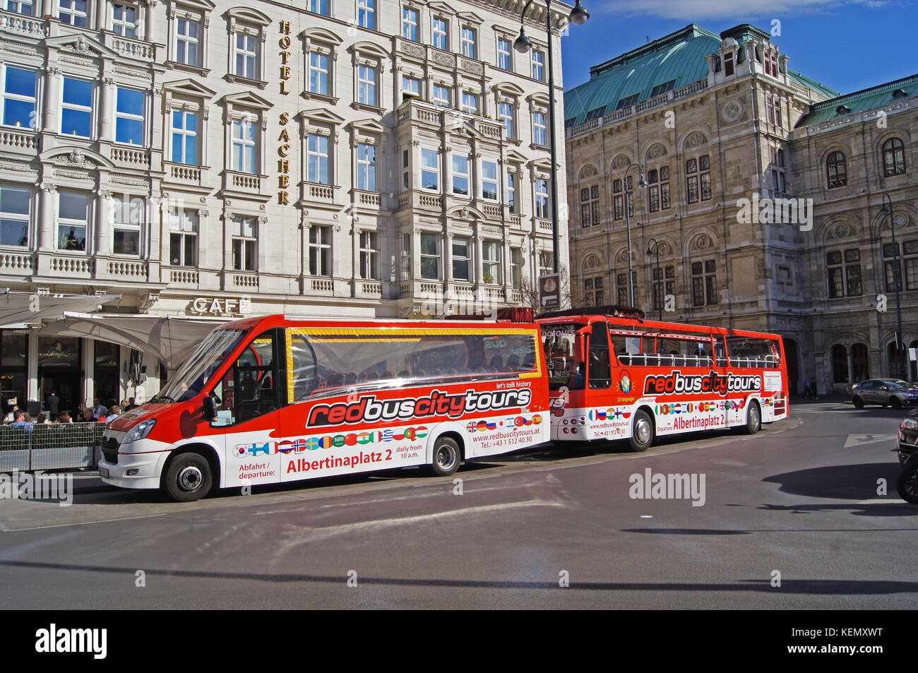 Vienna sightseeing bus vienna austria hi-res stock photography and ...