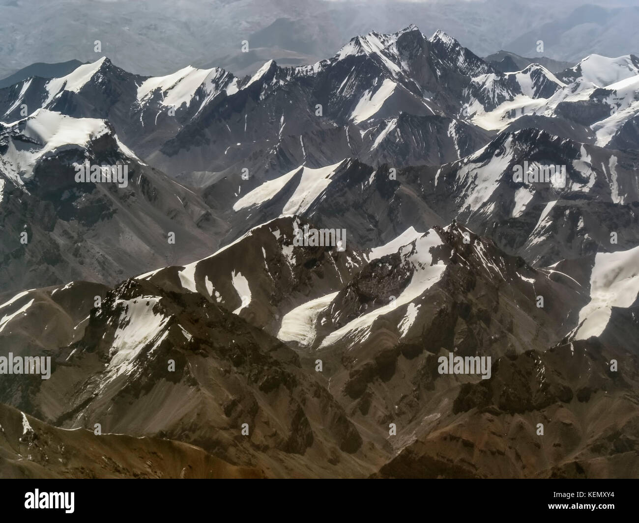 Ridges are the high mountains of the Himalayas: the chains of the hills ...