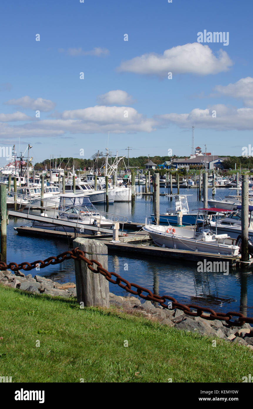 Sandwich Marina on Cape Cod Stock Photo - Alamy