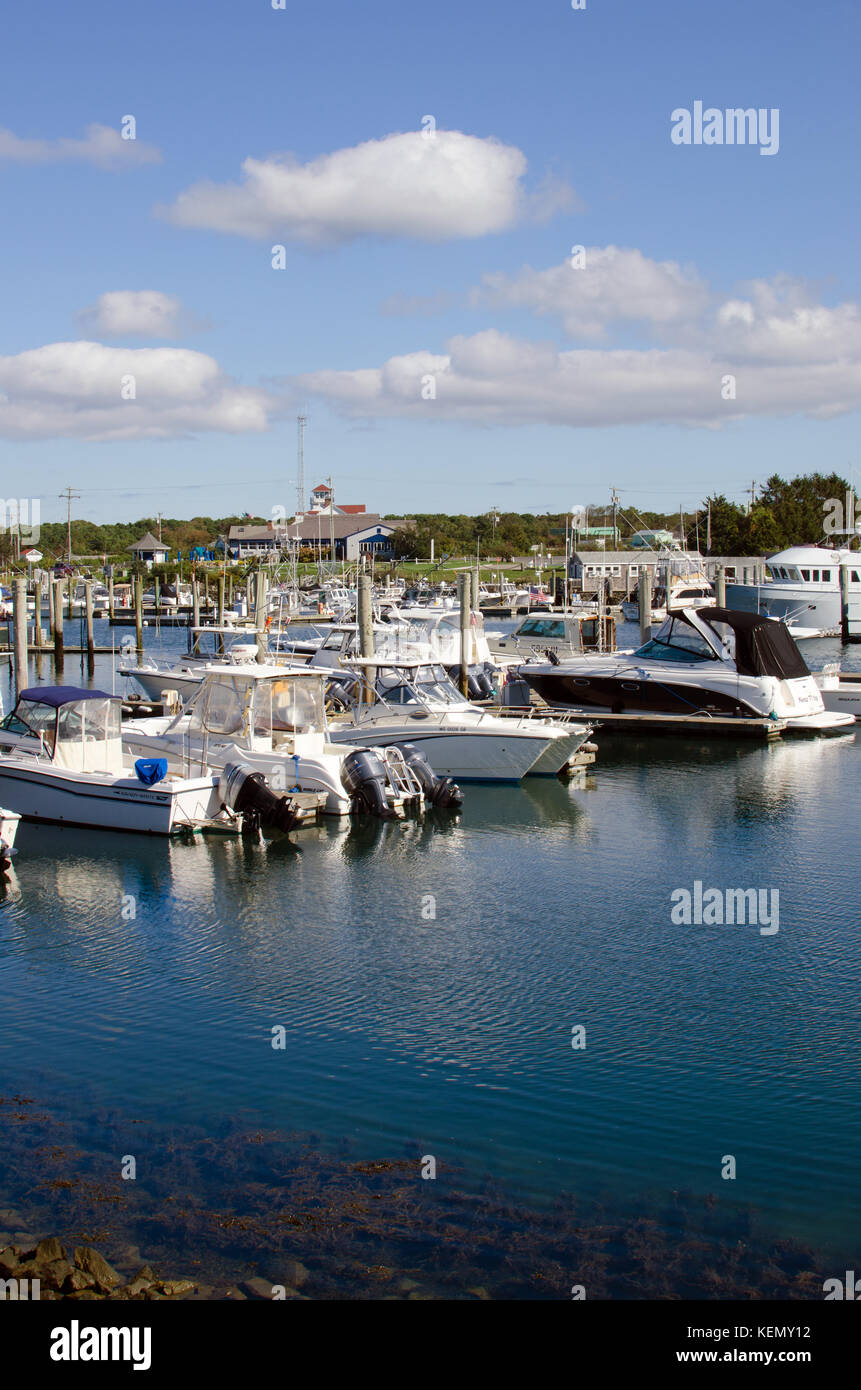 Sandwich Marina on Cape Cod Stock Photo - Alamy