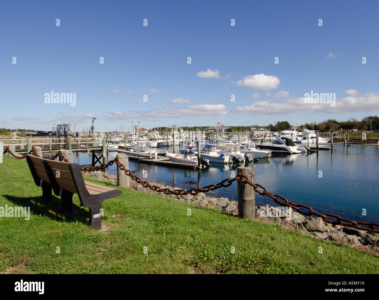Sandwich Marina on Cape Cod Stock Photo - Alamy