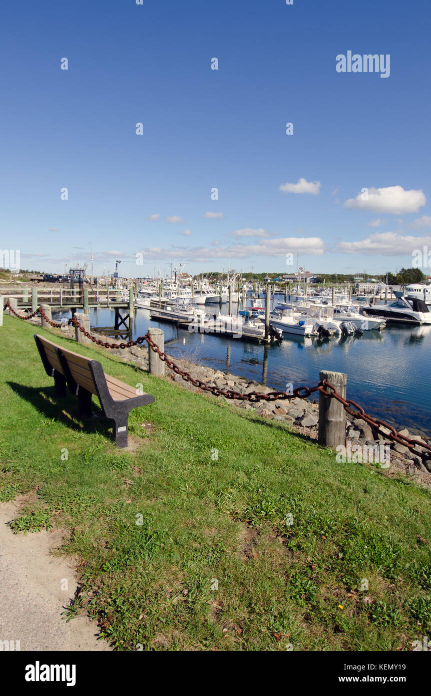 Sandwich Marina on Cape Cod Stock Photo - Alamy