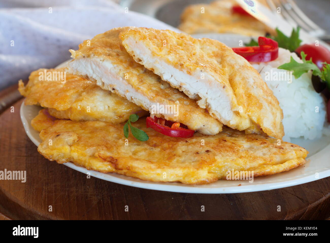 Turkey Schnitzel High Resolution Stock Photography and Images - Alamy