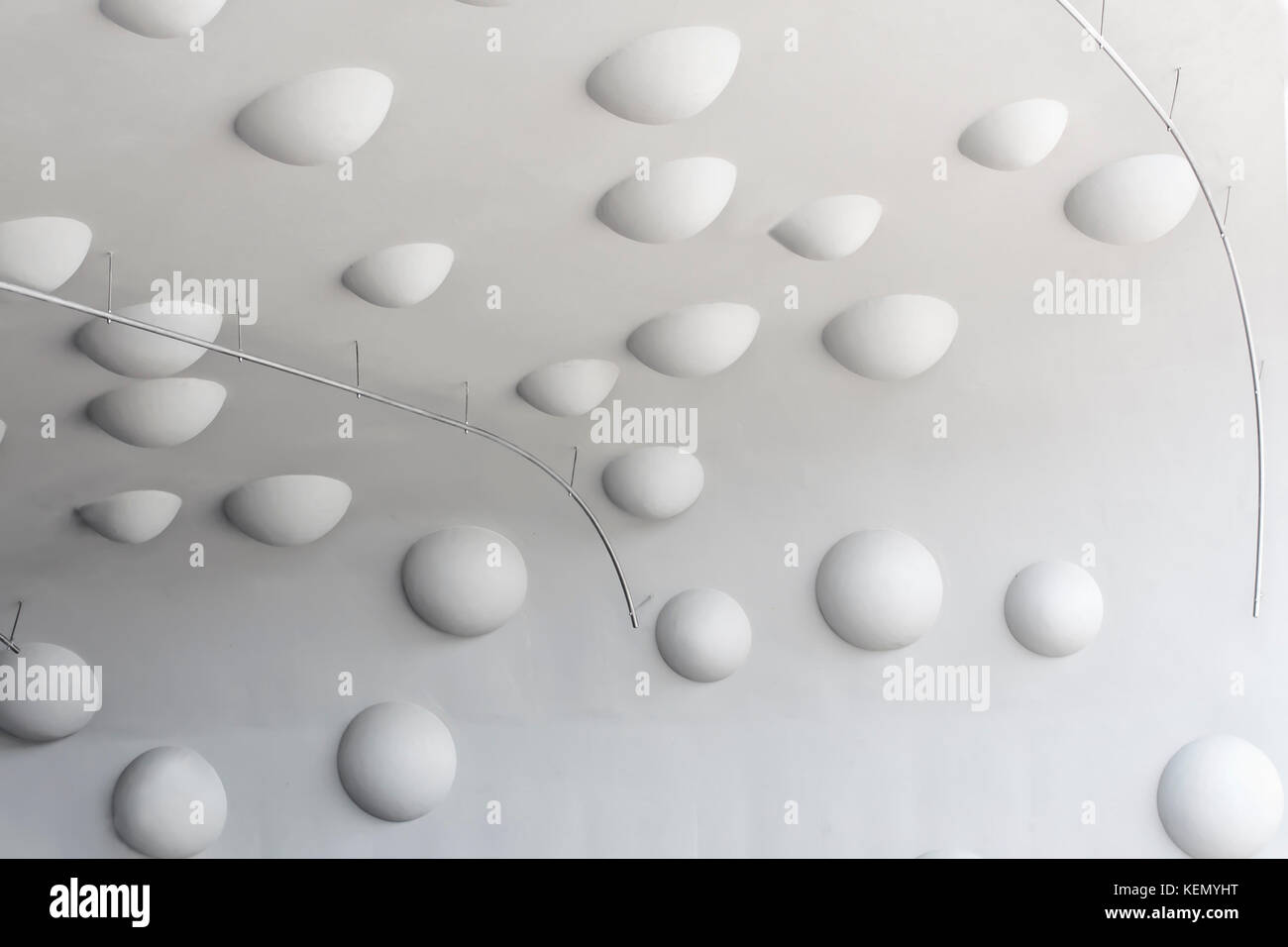 Grey dotted industrial background Stock Photo - Alamy