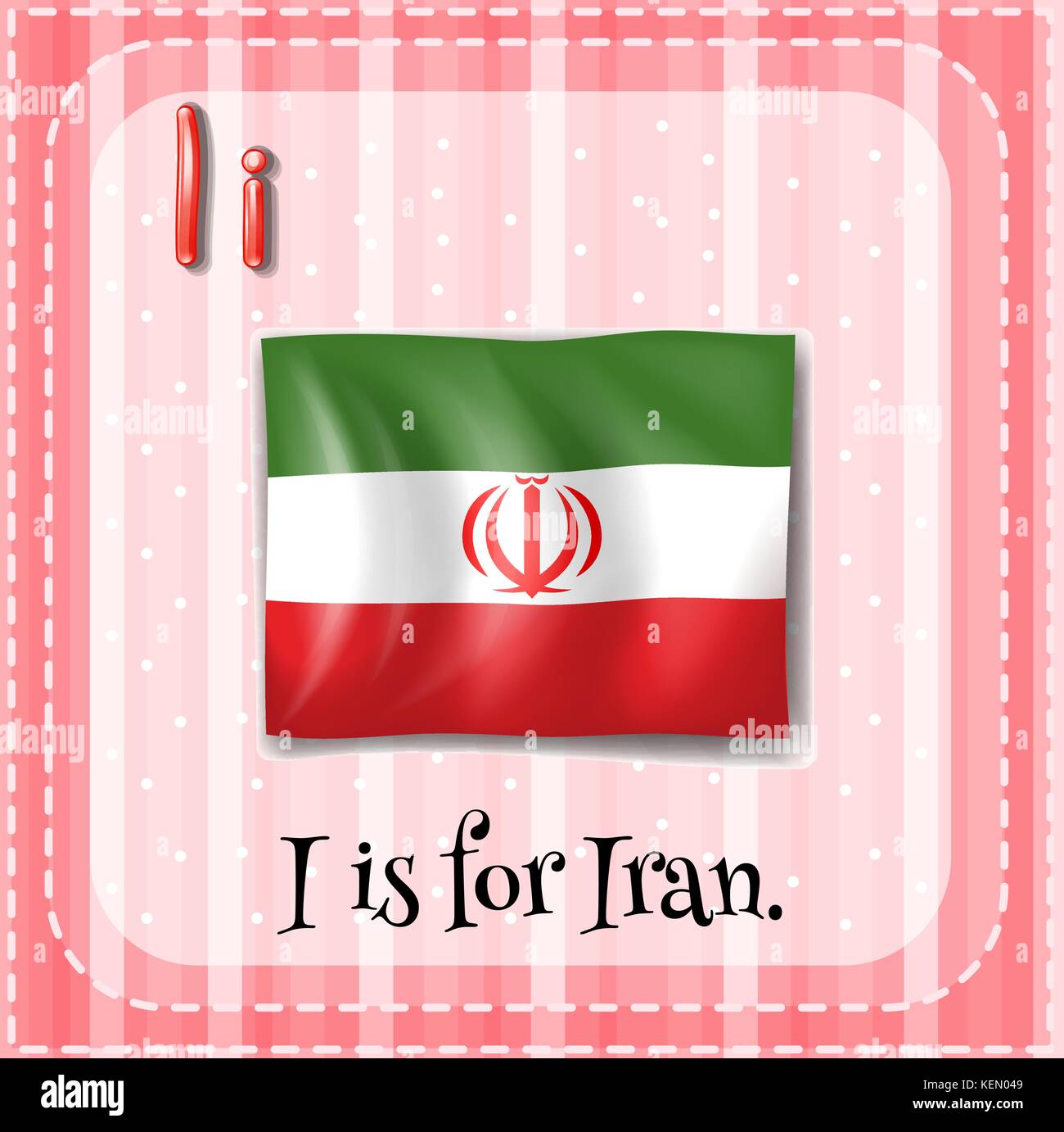 A letter I which stands for Iran Stock Vector Image & Art - Alamy